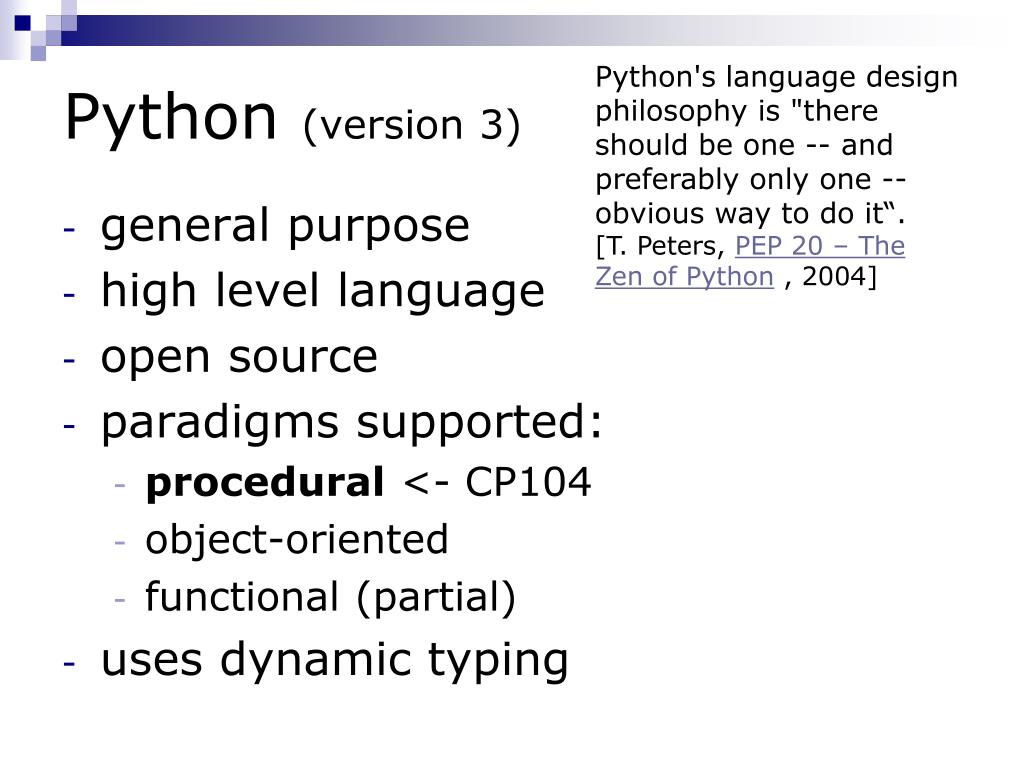 PPT - Introduction to Python Programming: Basics of Syntax and Design ...