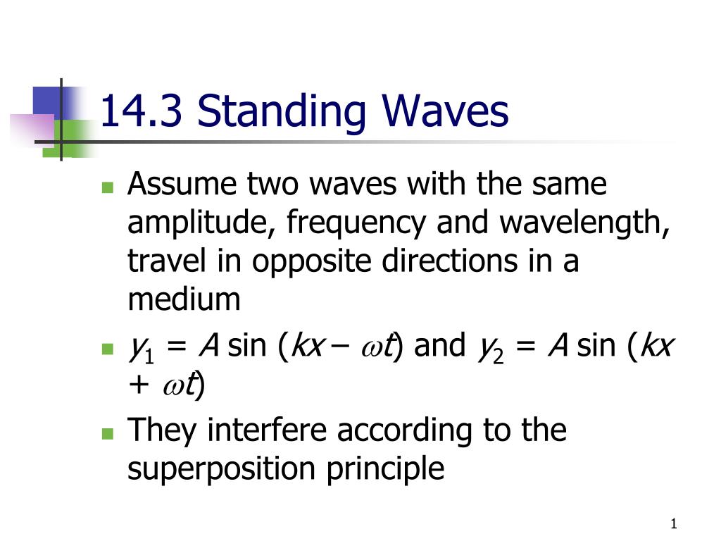 PPT - 14.3 Standing Waves PowerPoint Presentation, free download - ID ...