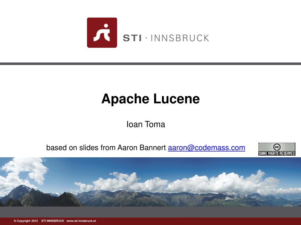 PPT - Apache Lucene PowerPoint Presentation, free download - ID:6307536