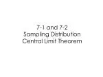 PPT - Chapter 18 Sampling Distribution Models and the Central Limit Theorem PowerPoint ...