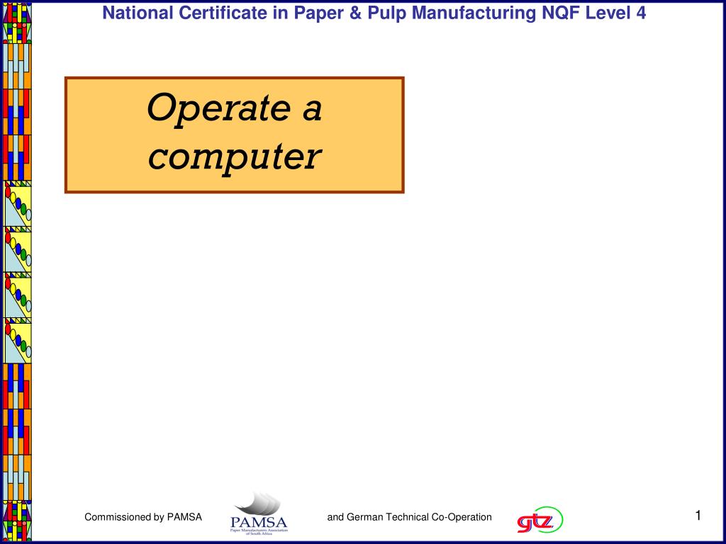 PPT - Operate a computer PowerPoint Presentation, free download - ID ...