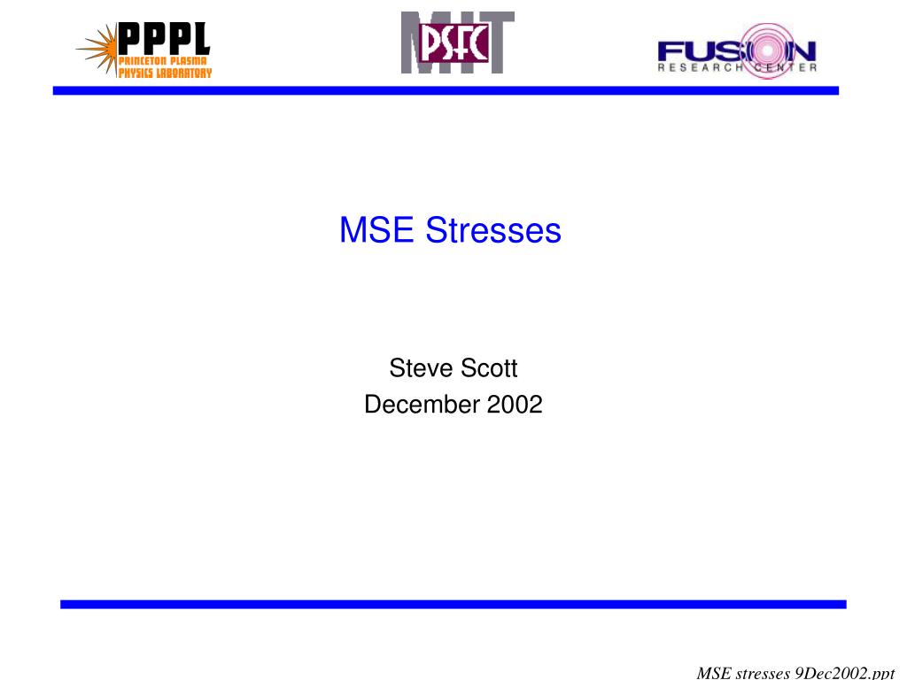 PPT - MSE Stresses PowerPoint Presentation, free download - ID:6311089