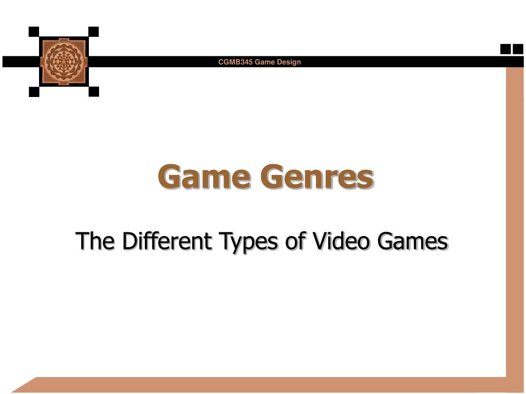 PPT - Game Genres PowerPoint Presentation, free download - ID:6313413