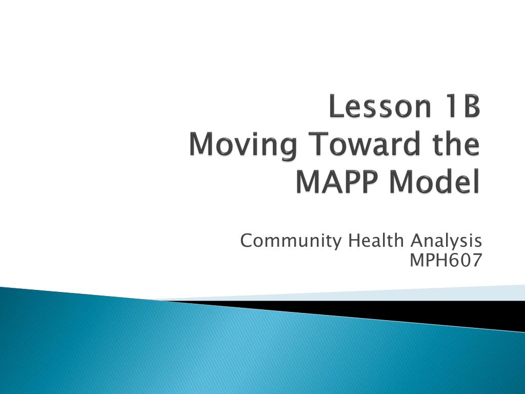 PPT - Lesson 1B Moving Toward the MAPP Model PowerPoint Presentation ...