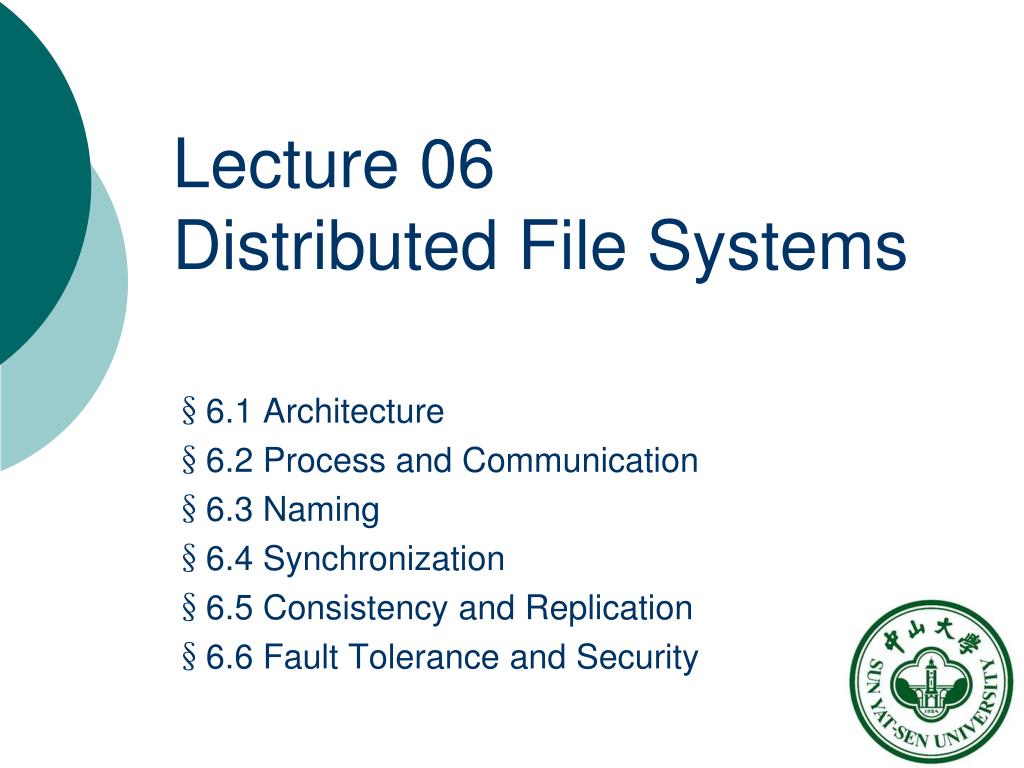 PPT - Lecture 06 Distributed File Systems PowerPoint Presentation, free ...