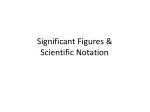 PPT - Scientific Notation And Significant Figures PowerPoint ...