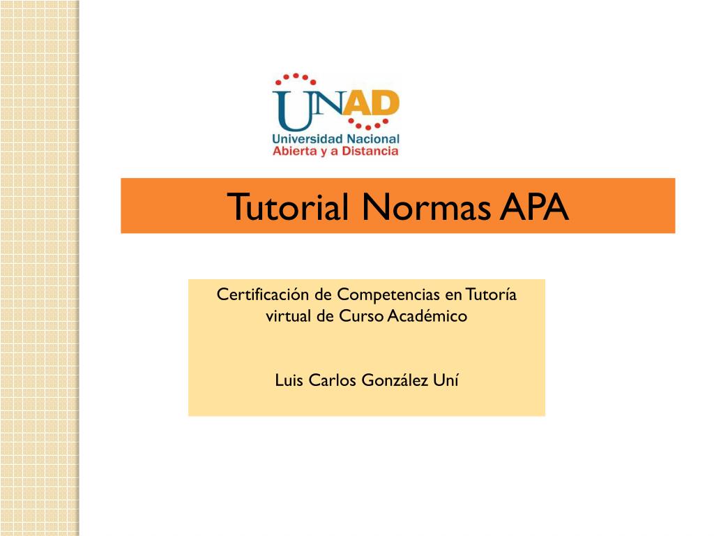 PPT - Tutorial Normas APA PowerPoint Presentation, free download - ID ...