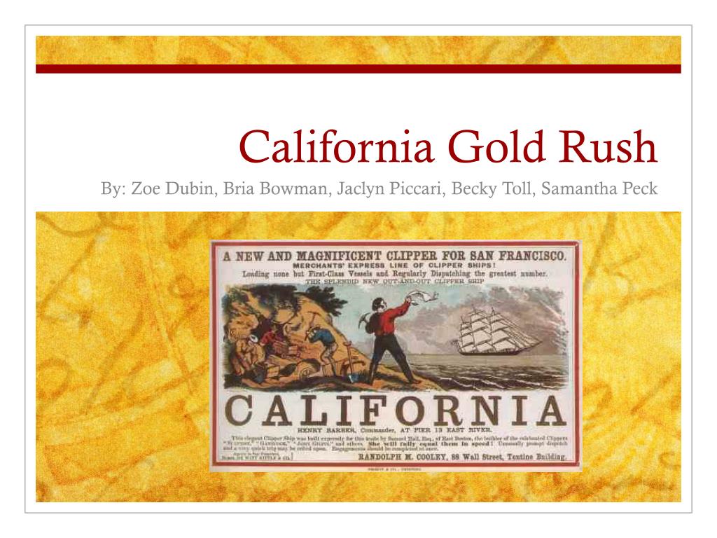 PPT - California Gold Rush PowerPoint Presentation, free download - ID ...