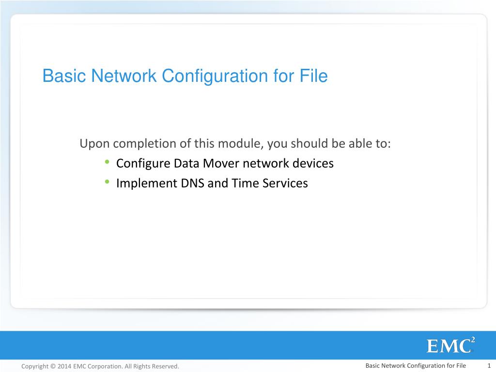PPT - Basic Network Configuration for File PowerPoint Presentation ...