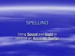 PPT - spelling PowerPoint Presentation, free download - ID:9182385