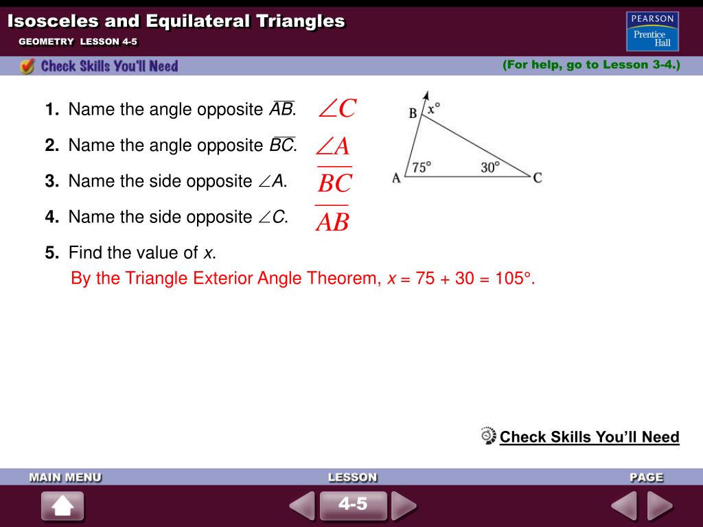 PPT - Isosceles and Equilateral Triangles PowerPoint Presentation, free ...