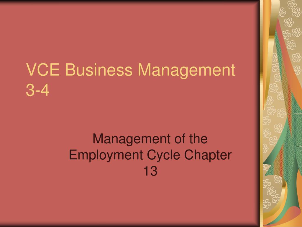 PPT - VCE Business Management 3-4 PowerPoint Presentation, free ...