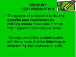 PPT - Recount text PowerPoint Presentation, free download - ID:749643