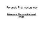 PPT - PHARMACOGNOSY AND PHYTOCHEMISTRY PowerPoint Presentation, free ...