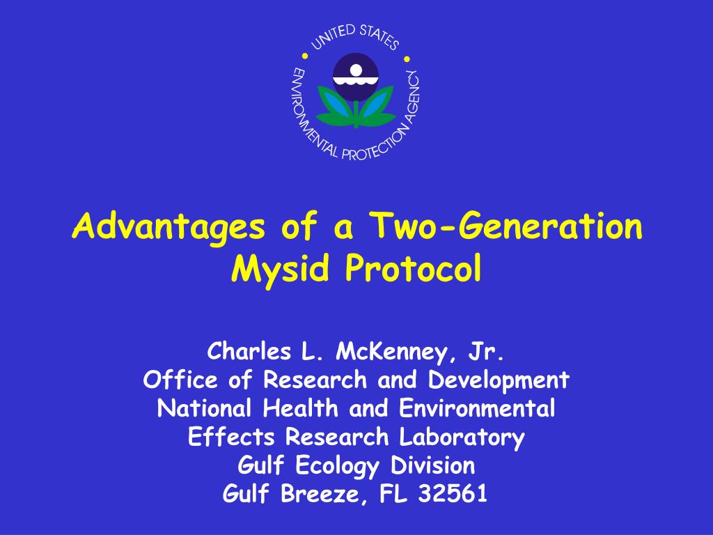 PPT - Advantages of a Two-Generation Mysid Protocol PowerPoint ...