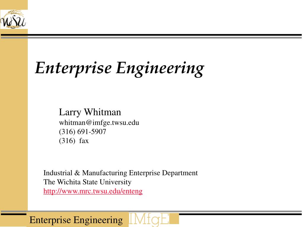 PPT - Enterprise Engineering PowerPoint Presentation, free download ...