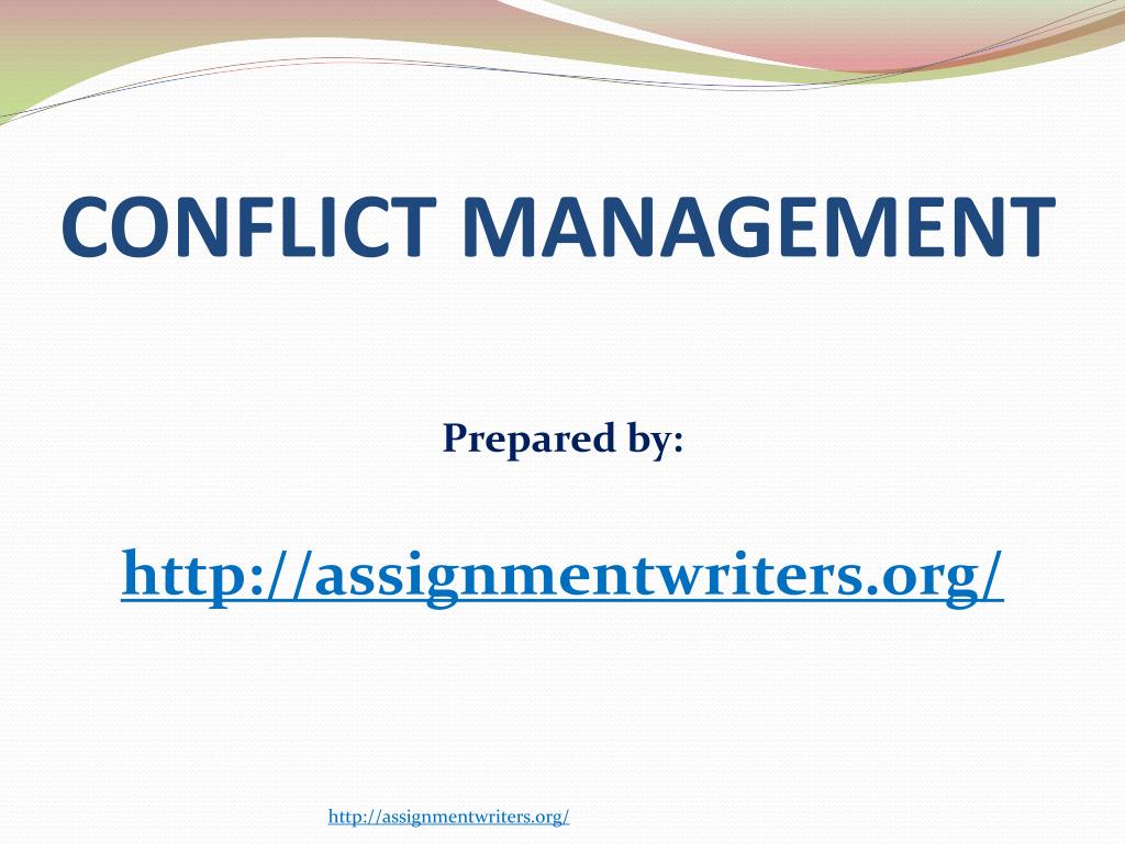 PPT - CONFLICT MANAGEMENT PowerPoint Presentation, free download - ID ...