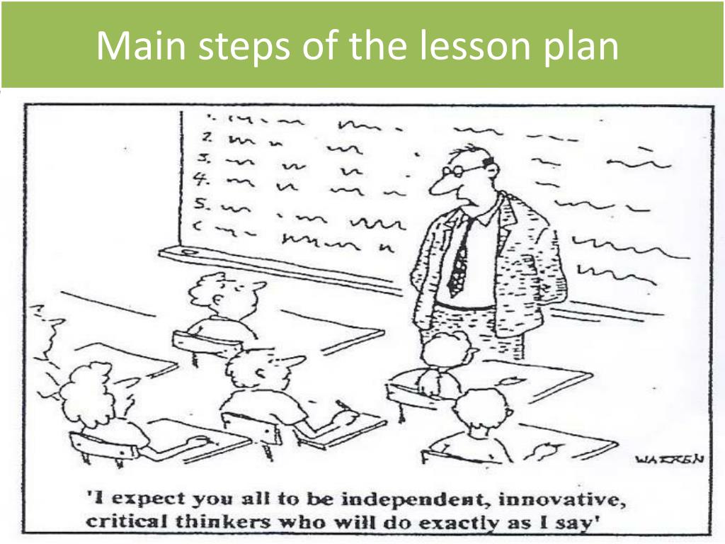 PPT - Main steps of the lesson plan PowerPoint Presentation, free ...