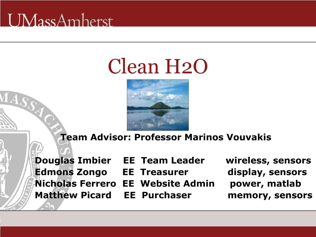 PPT - Clean H2O PowerPoint Presentation, free download - ID:6354466