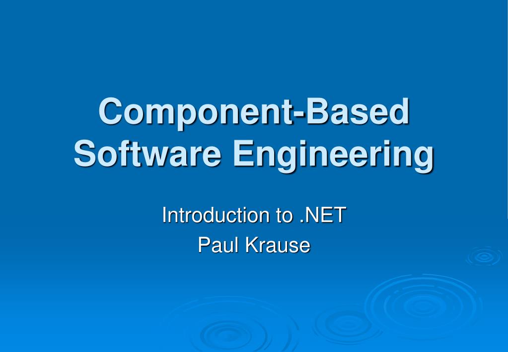 PPT - Component-Based Software Engineering PowerPoint Presentation, free download - ID:6357648