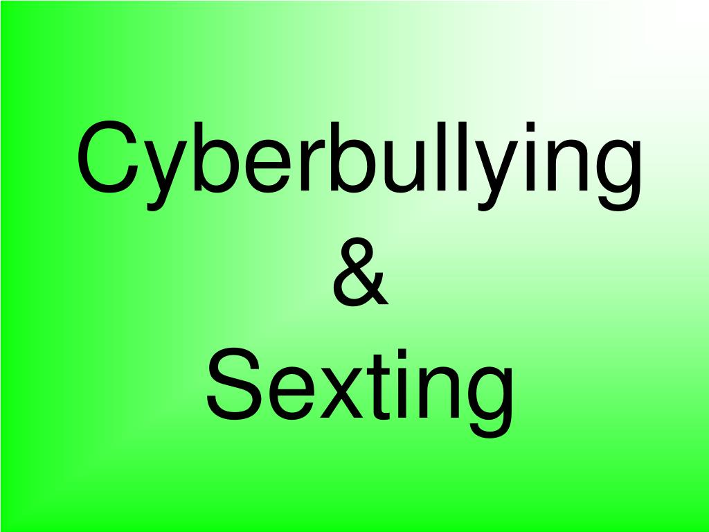 PPT - Cyberbullying & Sexting PowerPoint Presentation, free download ...