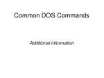 PPT - DOS Commands PowerPoint Presentation, free download - ID:5121653