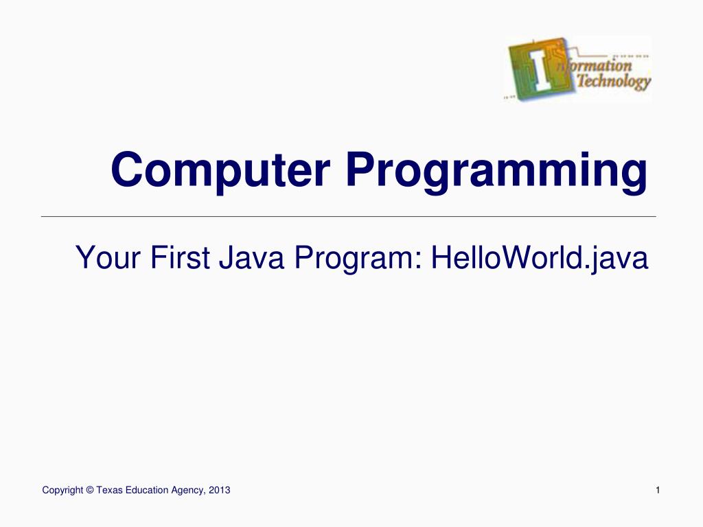 PPT - Computer Programming PowerPoint Presentation, free download - ID ...