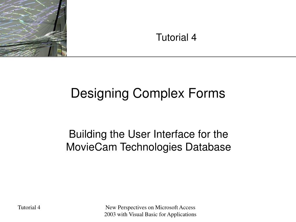 PPT - Designing Complex Forms PowerPoint Presentation, free download ...