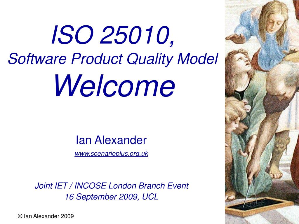 PPT - ISO 25010, Software Product Quality Model Welcome PowerPoint ...