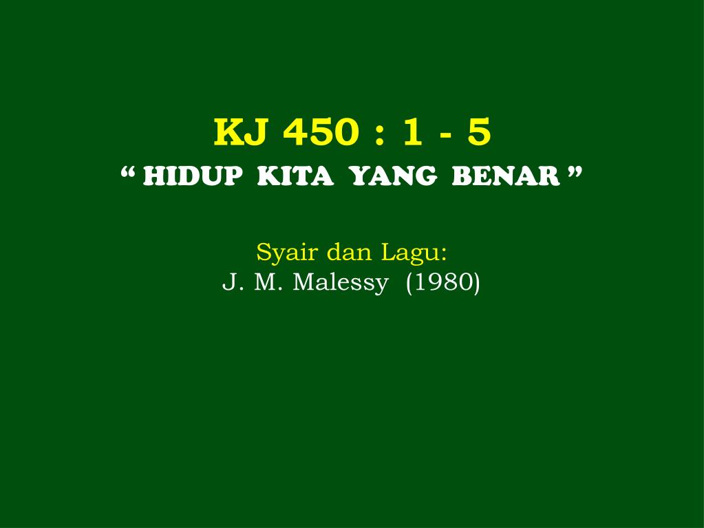 PPT - KJ 450 : 1 - 5 PowerPoint Presentation, free download - ID:6367979