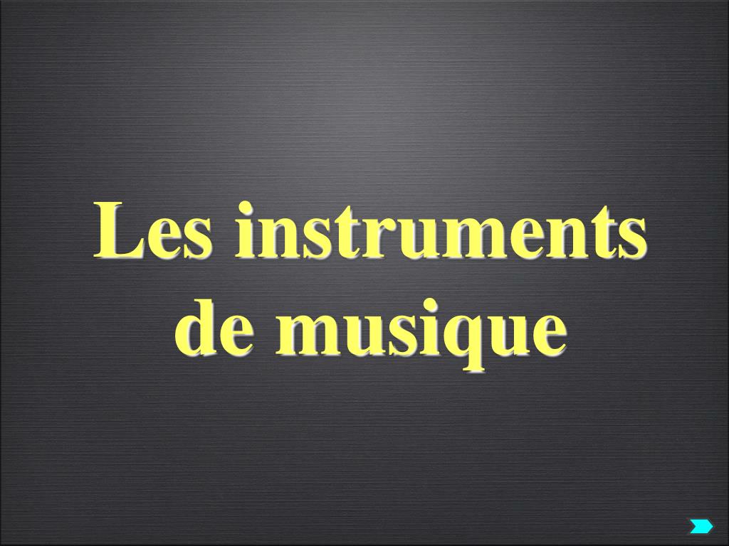 PPT - Les instruments de musique PowerPoint Presentation, free download ...