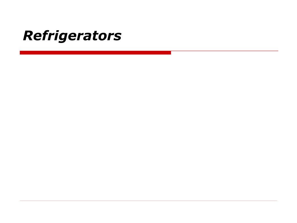PPT - Refrigerators PowerPoint Presentation, free download - ID:6369584