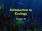 PPT - Introduction to Ecology PowerPoint Presentation, free download ...