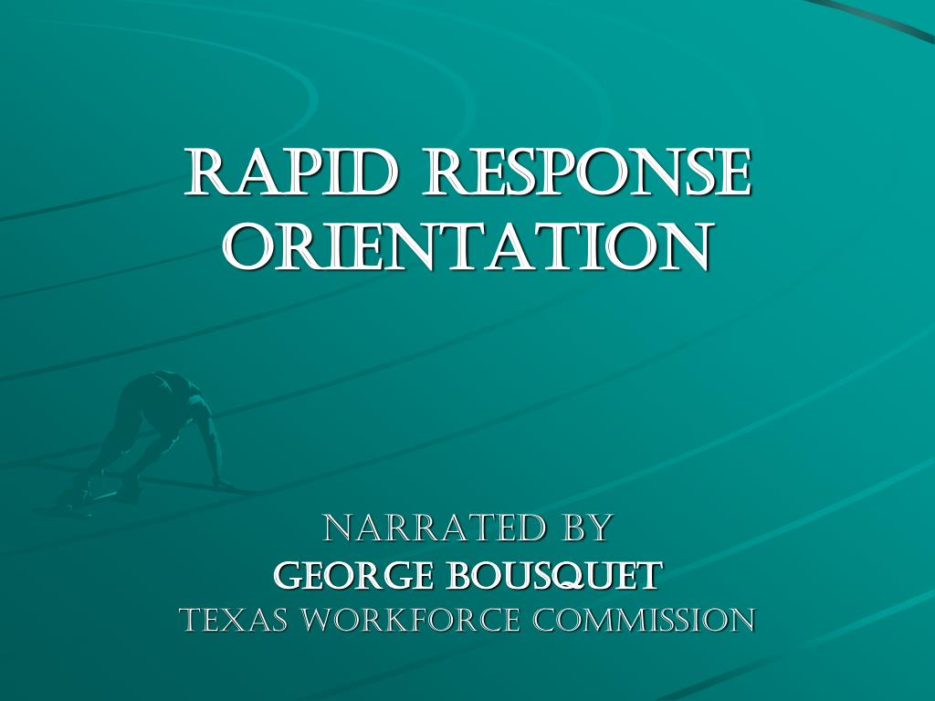 PPT - Rapid Response Orientation PowerPoint Presentation, free download ...