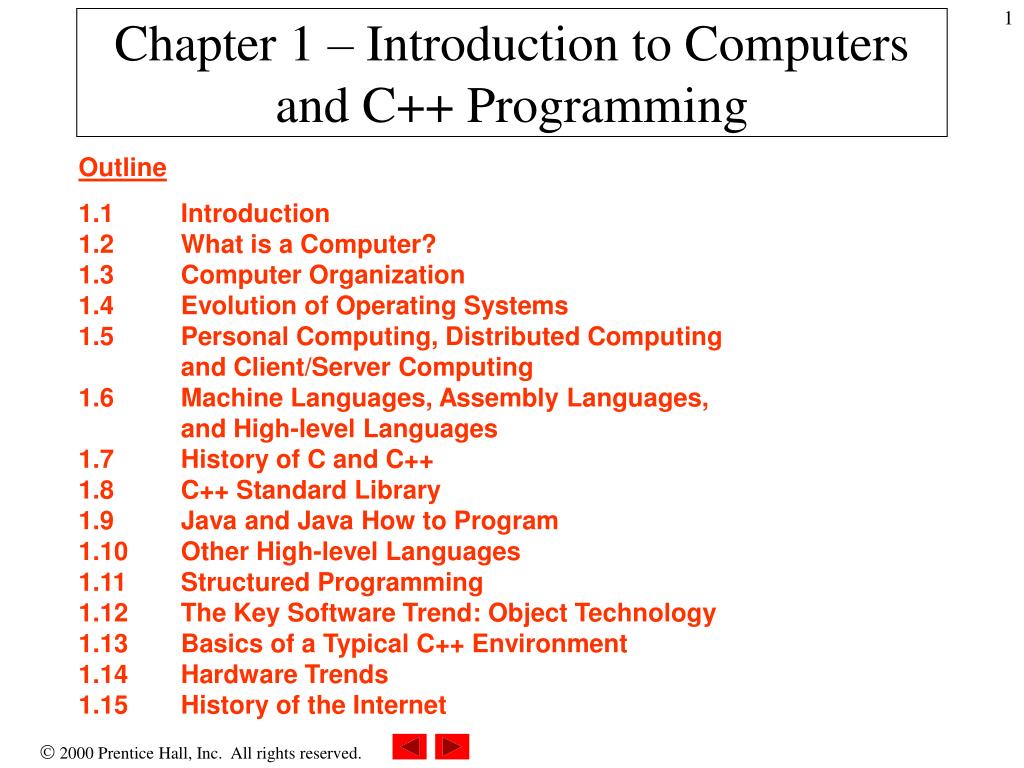 PPT - Introduction to Computers and C++ Programming PowerPoint Presentation - ID:6374161