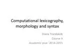 PPT - English Lexicography PowerPoint Presentation, free download - ID:5748505