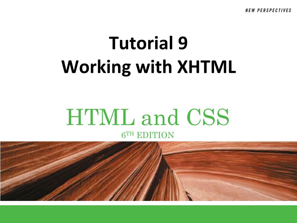 PPT - Tutorial 9 Working with XHTML PowerPoint Presentation, free ...