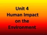 PPT - Human Impact on the Environment PowerPoint Presentation, free ...
