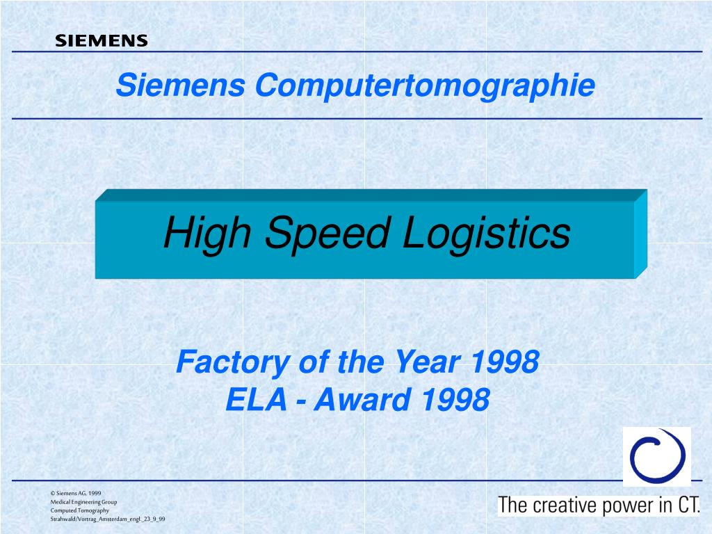 PPT - High Speed Logistics PowerPoint Presentation, free download - ID ...