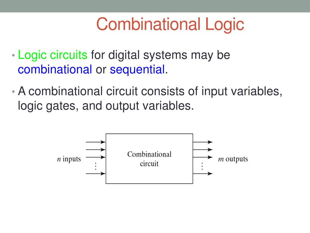 PPT - Combinational Logic PowerPoint Presentation, free download - ID ...