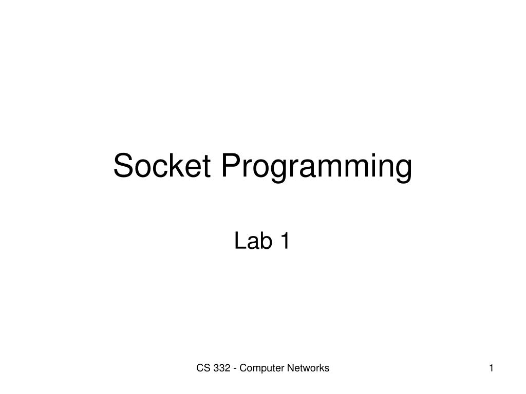 PPT - Socket Programming PowerPoint Presentation, free download - ID ...