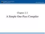 PPT - Chapter 2: A Simple One Pass Compiler PowerPoint Presentation ...