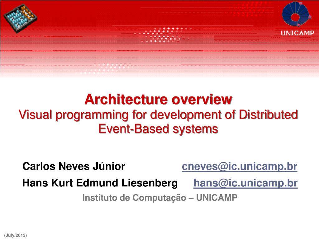 PPT - Architecture overview Visual programming for development of ...
