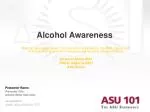 PPT - Alcohol Awareness PowerPoint Presentation, free download - ID:6272986