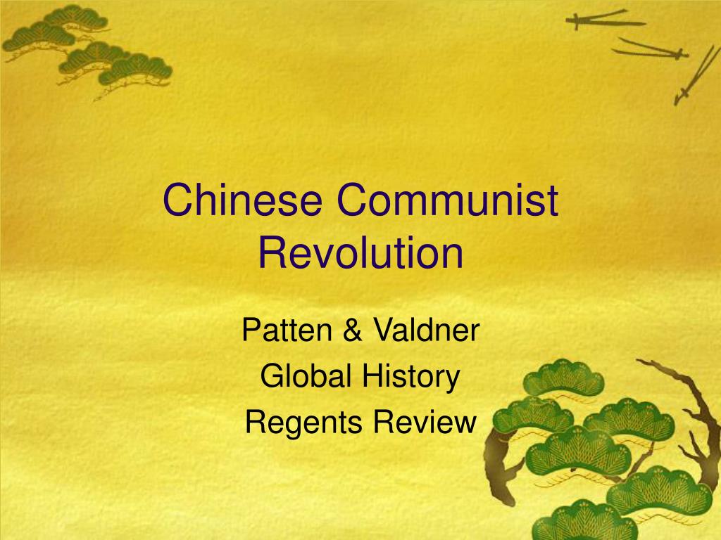PPT - Chinese Communist Revolution PowerPoint Presentation, free ...