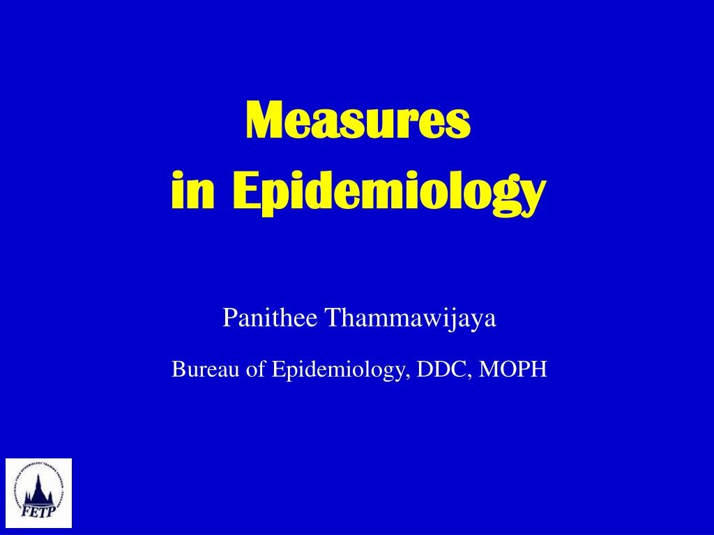 PPT - Measures in Epidemiology PowerPoint Presentation, free download ...
