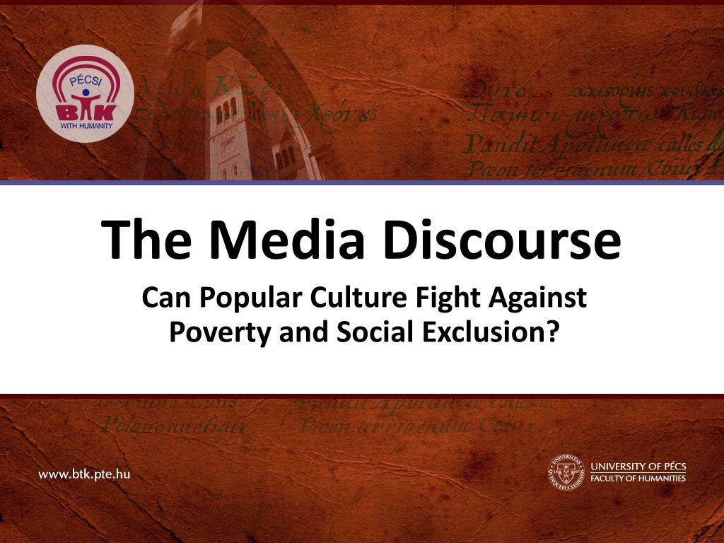 PPT - The Media Discourse PowerPoint Presentation, free download - ID ...