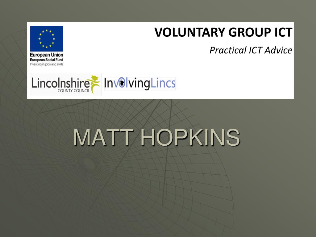 PPT - MATT HOPKINS PowerPoint Presentation, free download - ID:6389963