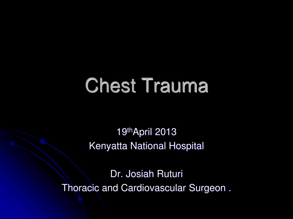 PPT - Chest Trauma PowerPoint Presentation, free download - ID:6390390
