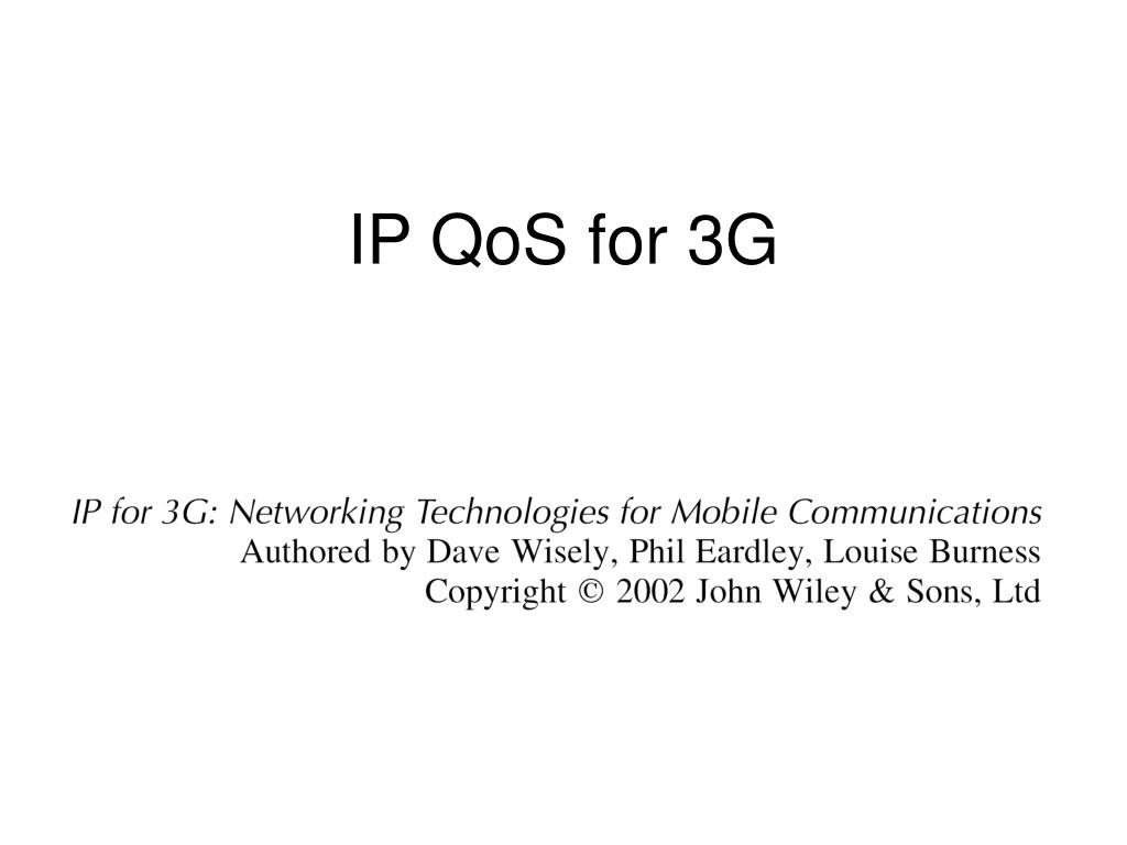 PPT - Advanced Internet QoS Mechanisms for 3G Networks PowerPoint ...